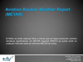 Reporte Meteorológico Metar | PDF