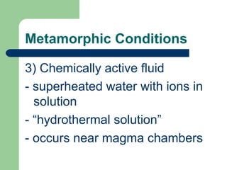 EASC 116 - Ch. 7 Metamorphic Rx | PPT