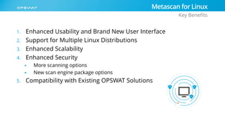 Metascan Multi-Scanning Technology for Linux | PPTX