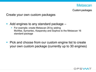 Metascan Multi-scanning Technology | PPTX