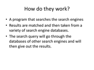 Metasearch engines | PPT