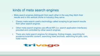 Meta Search Engines, what is it? | PPTX