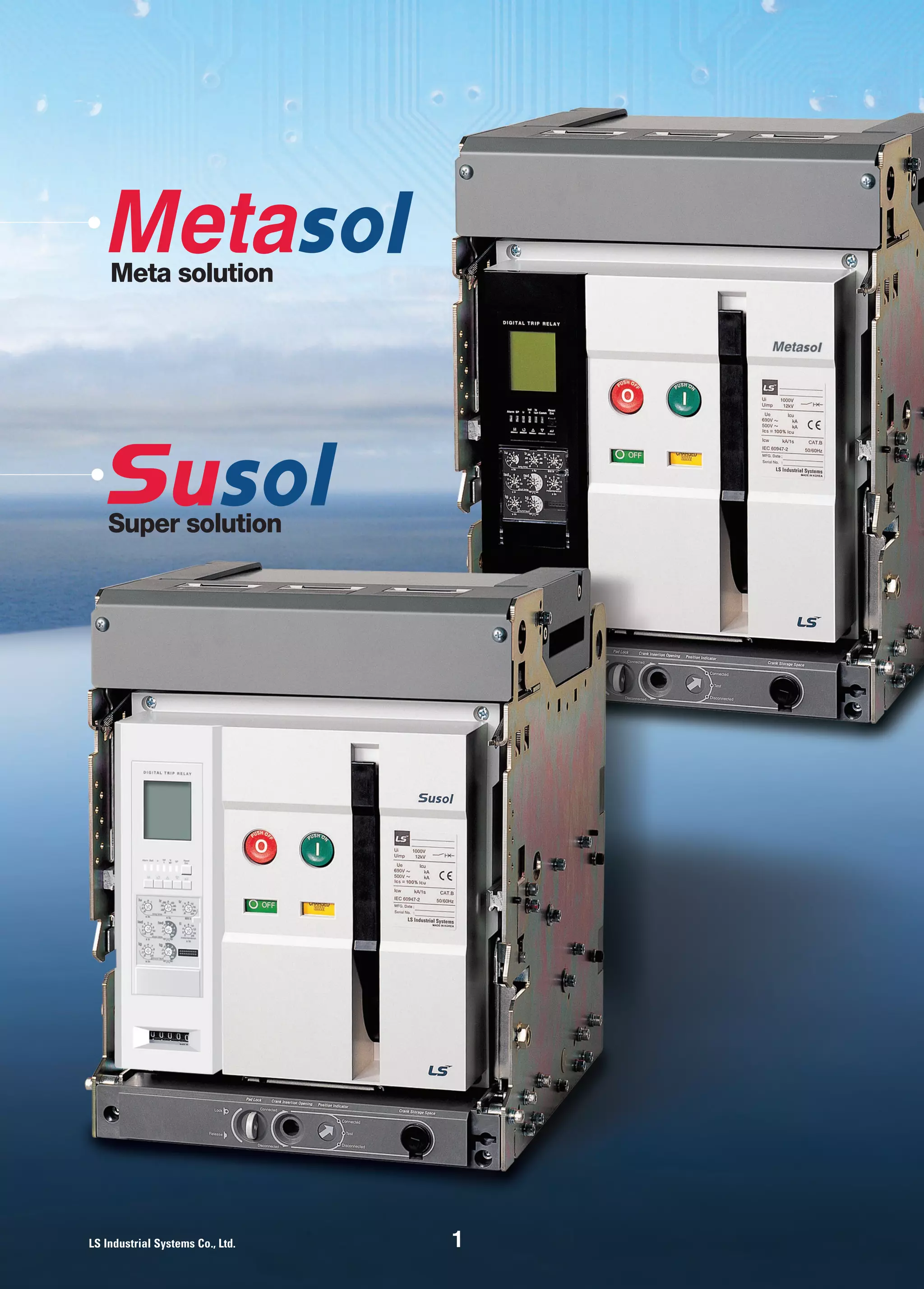 Catalog Metasol Susol ACB LS technical | PDF