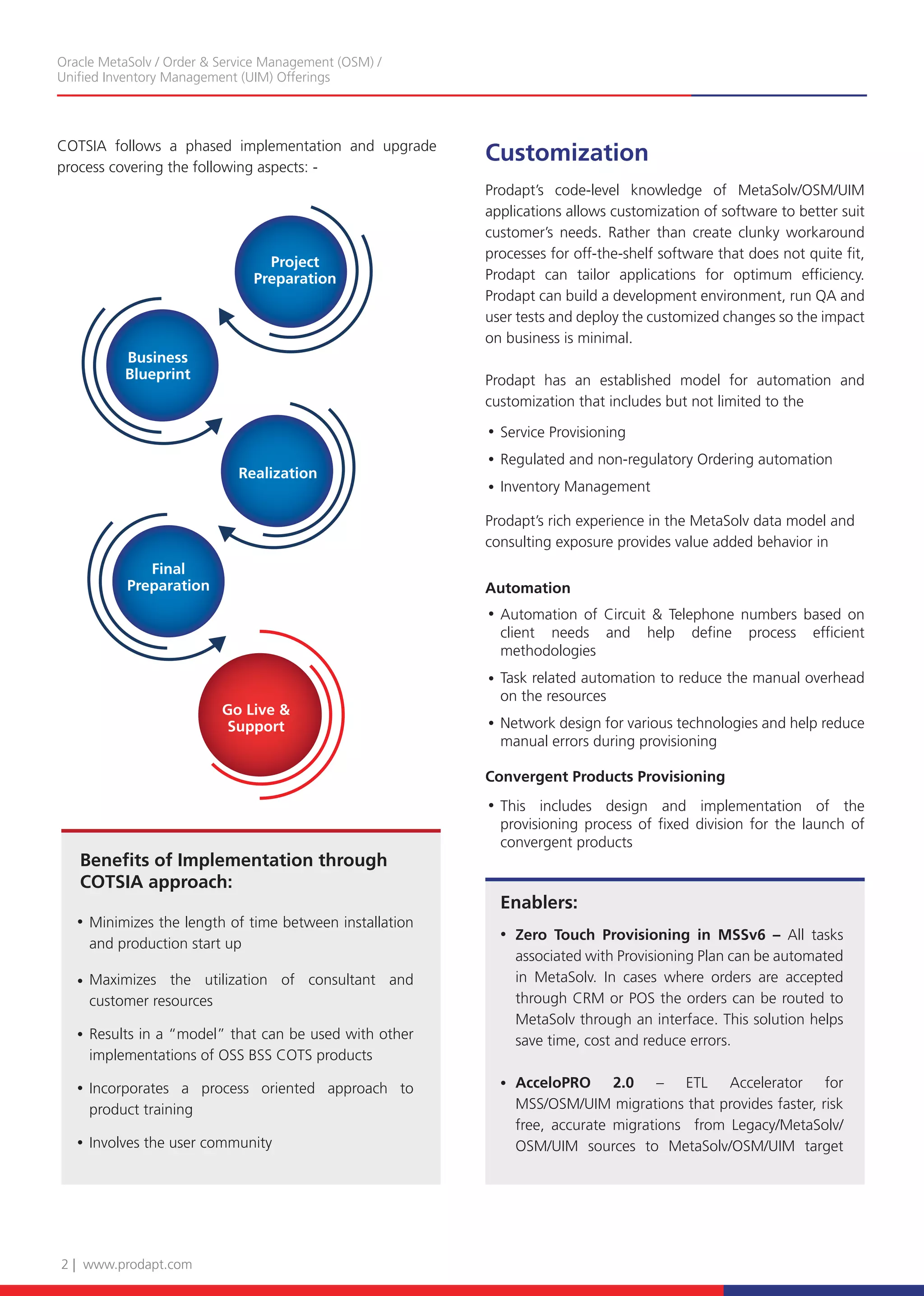 MetaSolv Implementation Services | PDF | Operating Systems | Computer ...