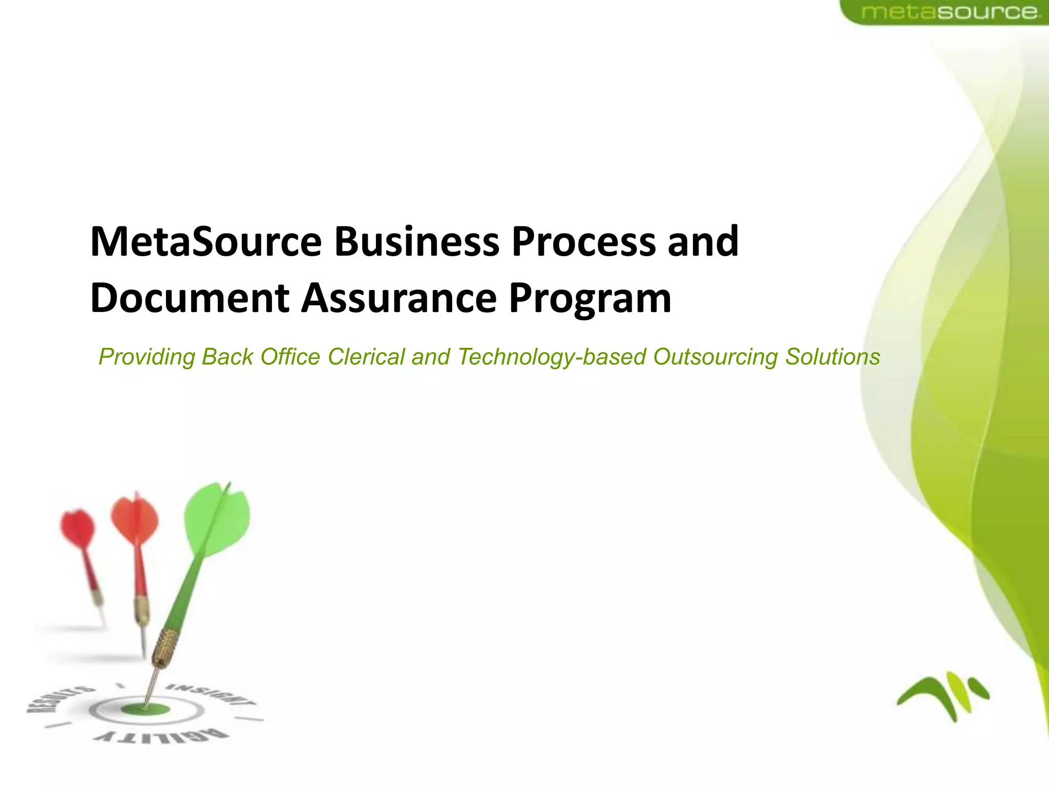 MetaSource BPO Solutions | PPTX