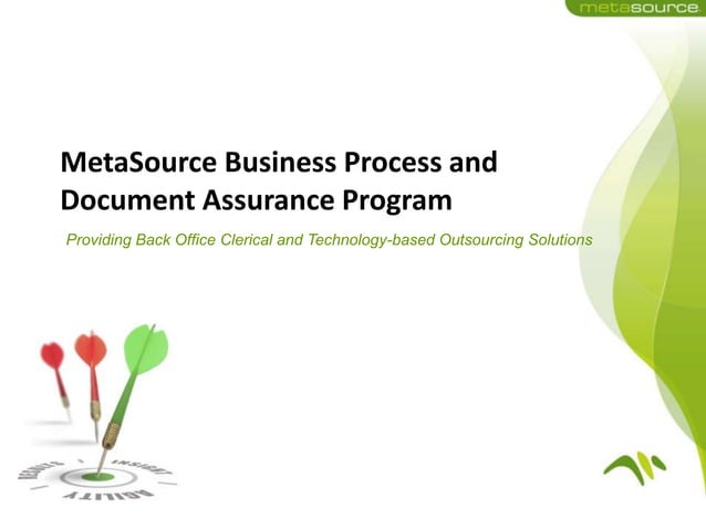 MetaSource BPO Solutions | PPT