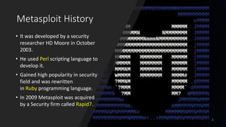 Introduction to Metasploit | PPT