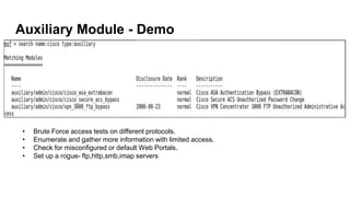 Metasploit For Beginners | PPTX