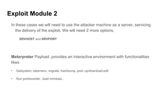 Metasploit For Beginners | PPTX
