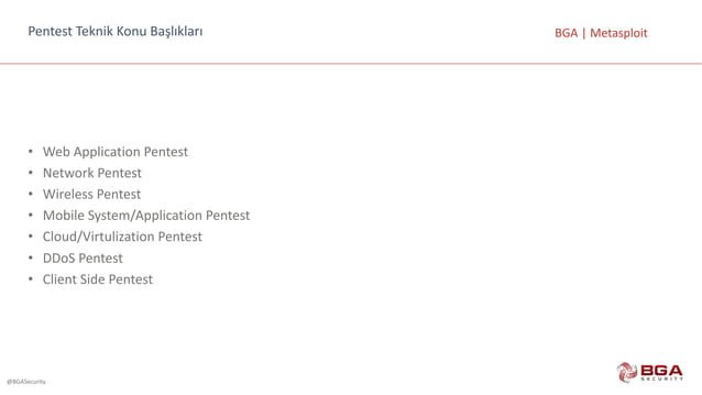 Metasploit Framework Eğitimi | PDF