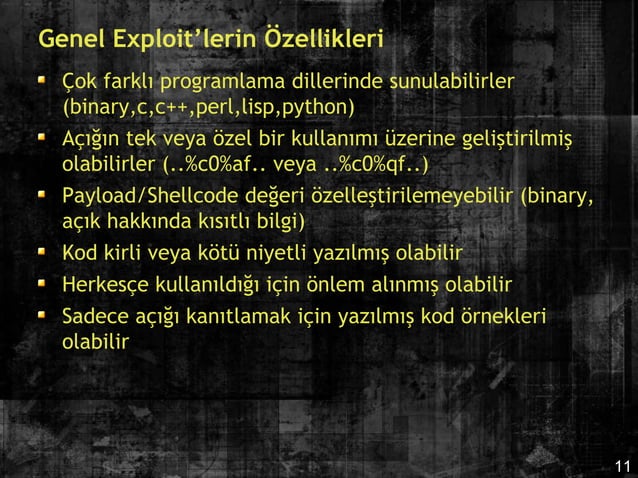 Metasploit Framework ile Exploit Gelistirme | PPT