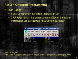 Metasploit Framework ile Exploit Gelistirme | PPT