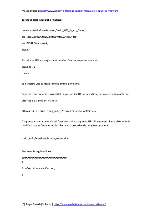 Metasploit framework mini how-to | PDF