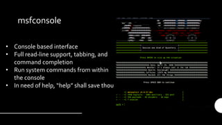 Metasploit primary | PPT