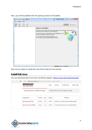 Metasploit tutorial | PDF