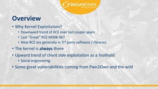Metasploit & Windows Kernel Exploitation | PPTX
