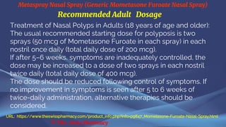 Metaspray Nasal Spray (Generic Mometasone Furoate Nasal Spray) | PDF
