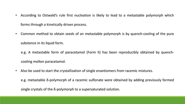 Metastable polymorphism | PPTX