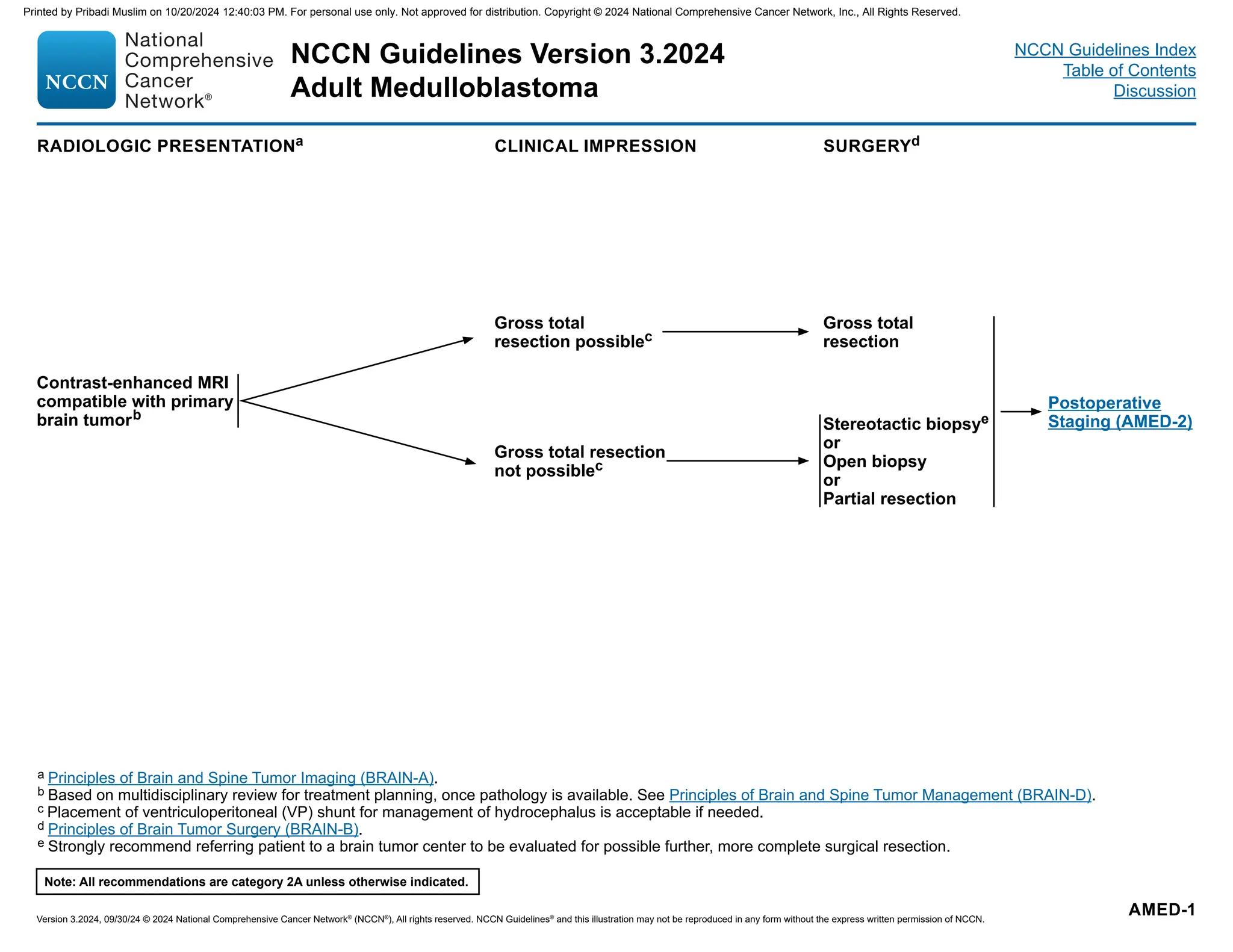 metastase NCCN neurosurgery logbook oncology | PDF