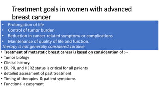 Metastatic breast cancer | PPTX