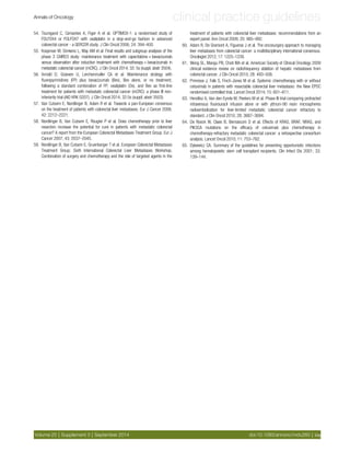 Metastatic colorectal cancer esmo | PDF