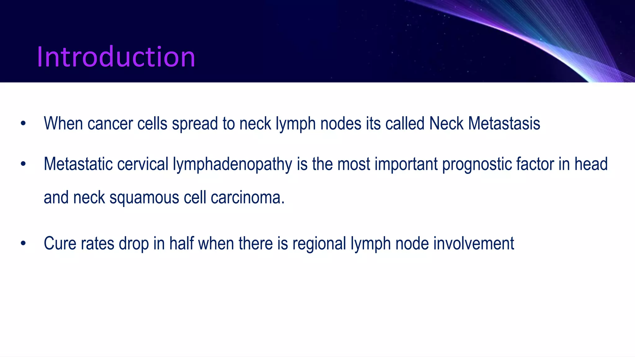 Metastatic neck disease | PPTX