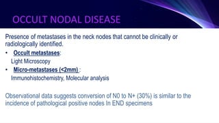 Metastatic neck disease | PPTX