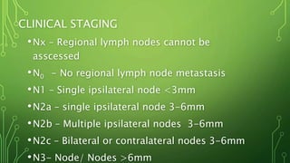 Metastatic neck disease and management | PPT