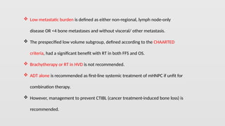 Metastatic Prostate Cancer ppt for advanced cancer | PPTX