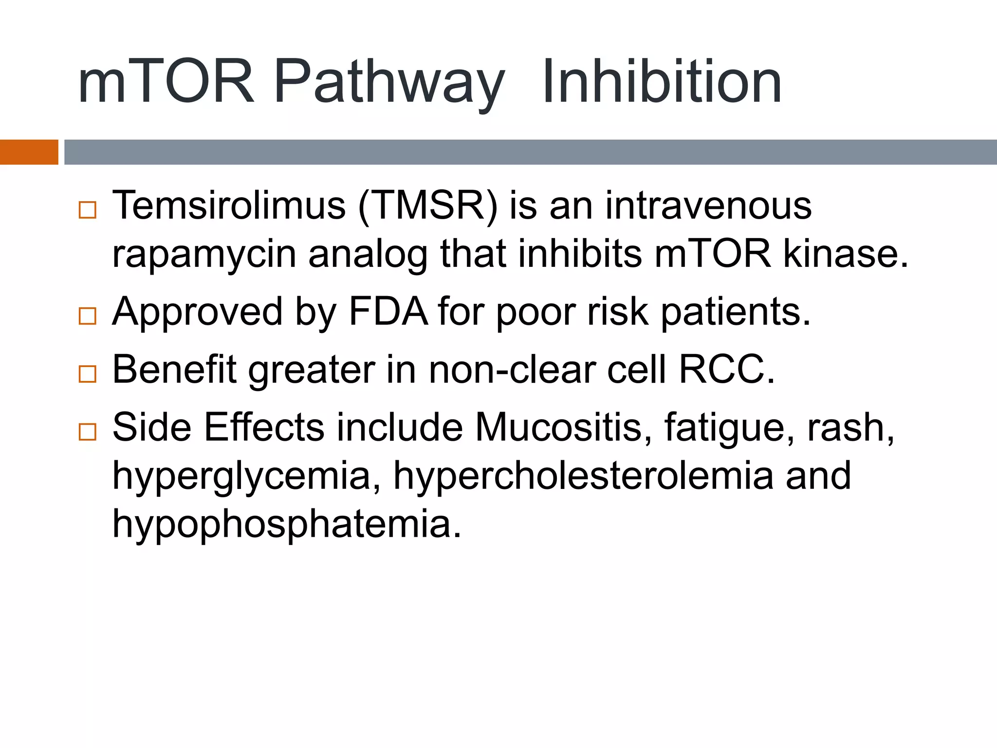 Metastatic renal cell carcinoma | PPTX