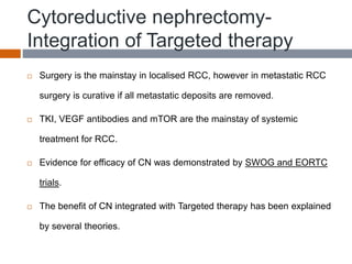 Metastatic renal cell carcinoma | PPTX