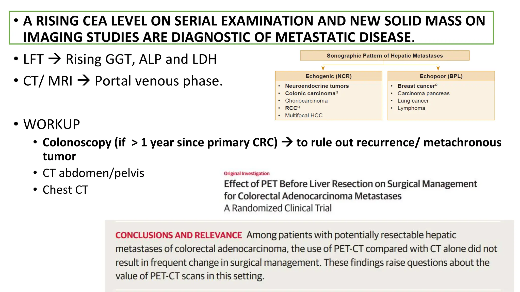 Management of Metastatic tumors in liver.pptx