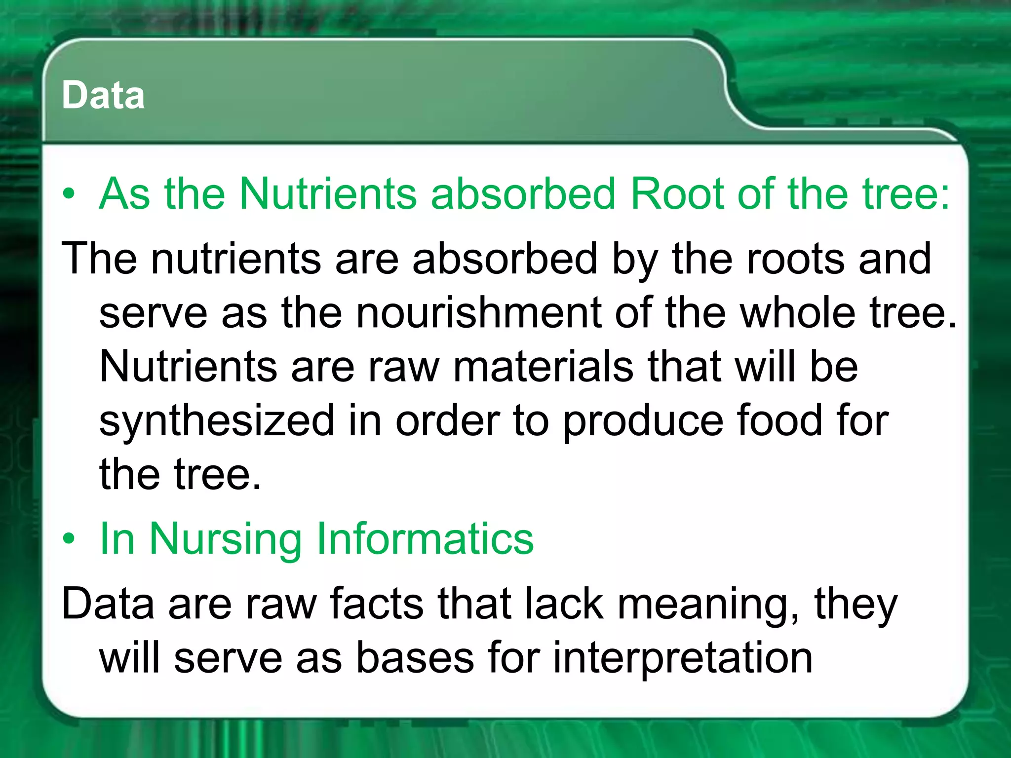 Metastructures of nursing informatics | PPTX