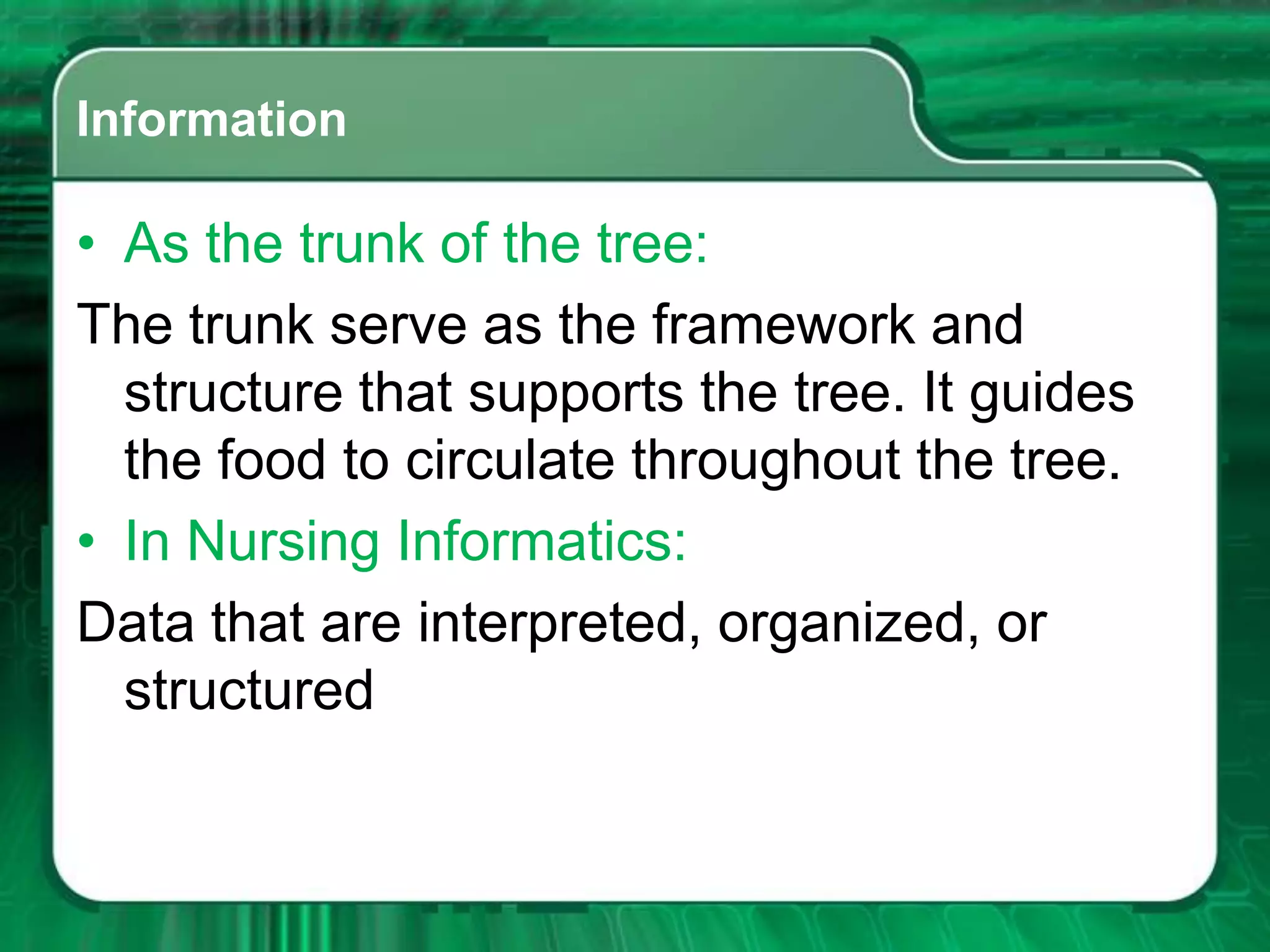Metastructures of nursing informatics | PPTX