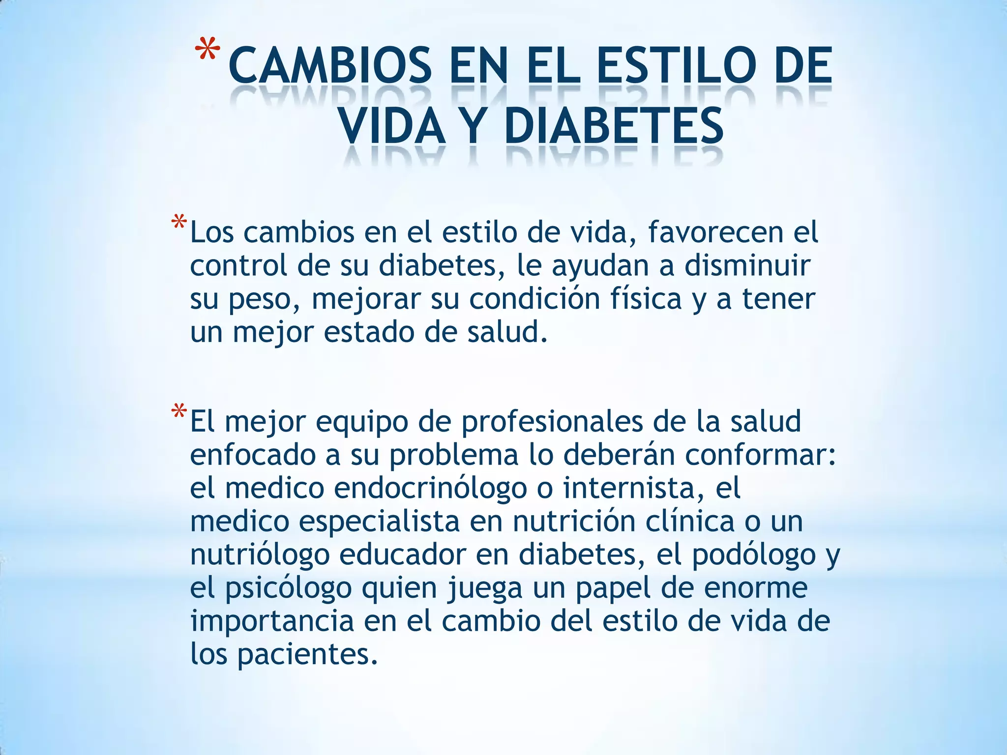 METAS Y PARAMETROS DEL CONTROL NUTRICIONAL EN DIABETES MELLITUS | PPT