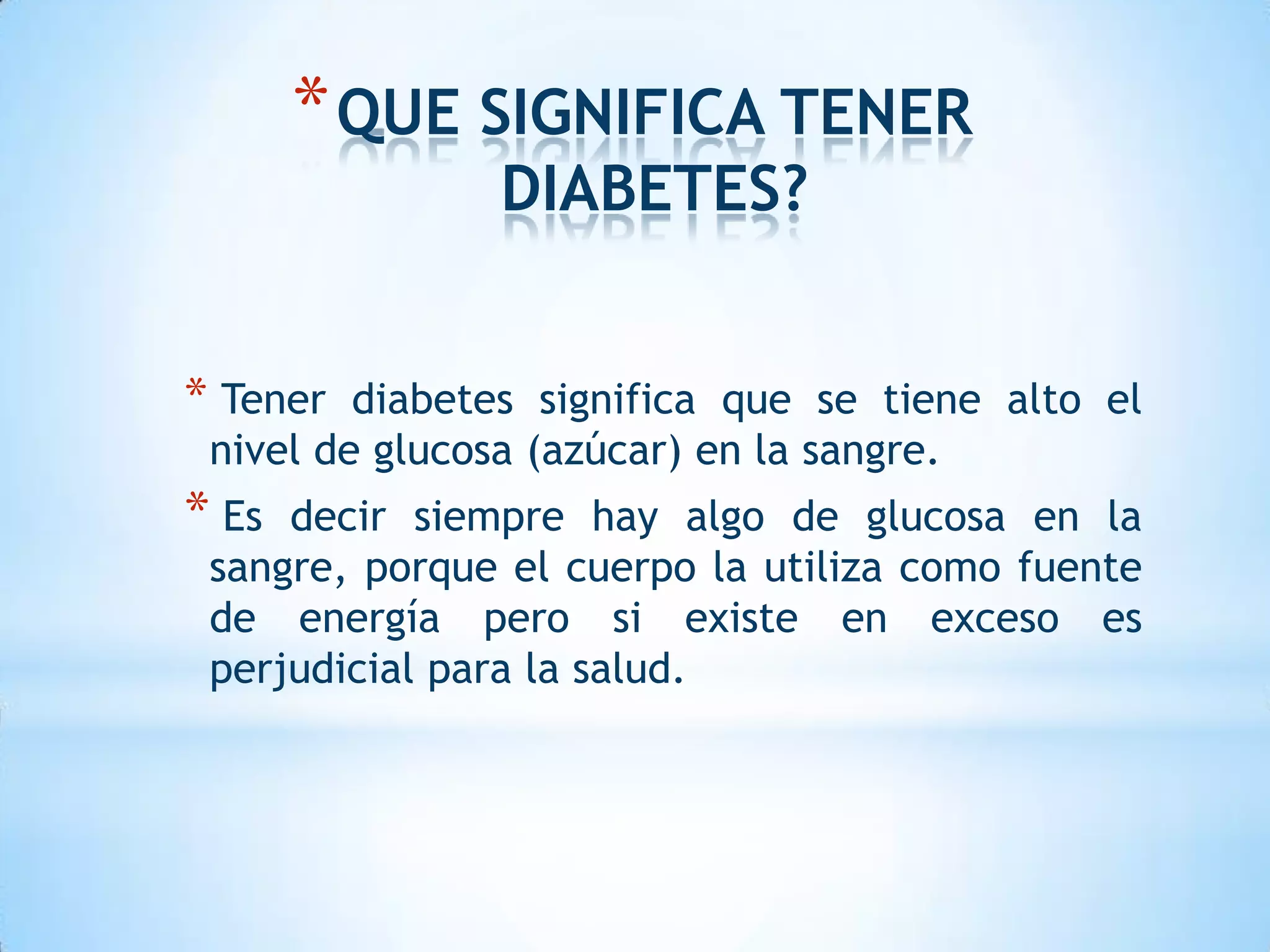 METAS Y PARAMETROS DEL CONTROL NUTRICIONAL EN DIABETES MELLITUS | PPT
