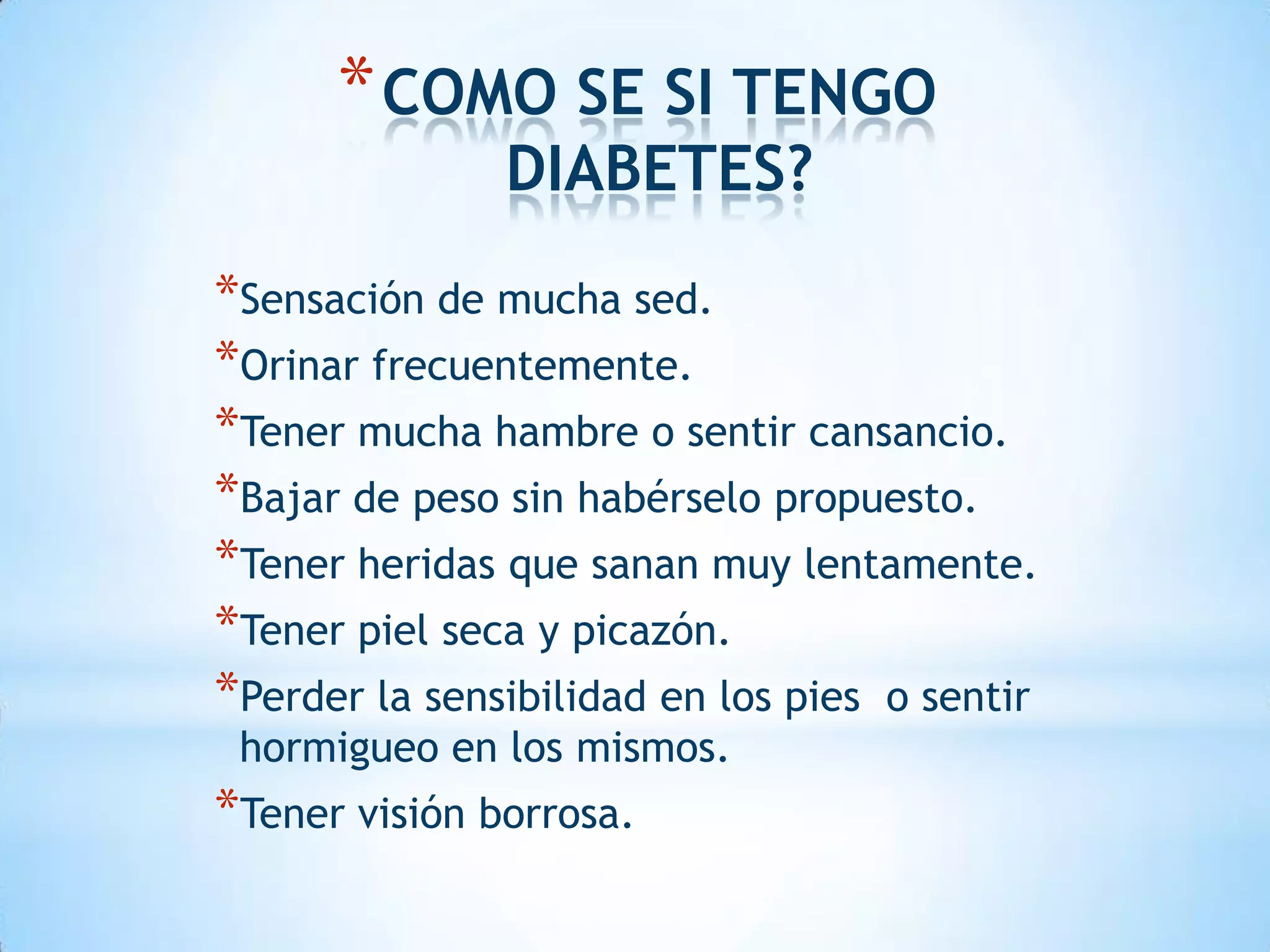 METAS Y PARAMETROS DEL CONTROL NUTRICIONAL EN DIABETES MELLITUS | PPT