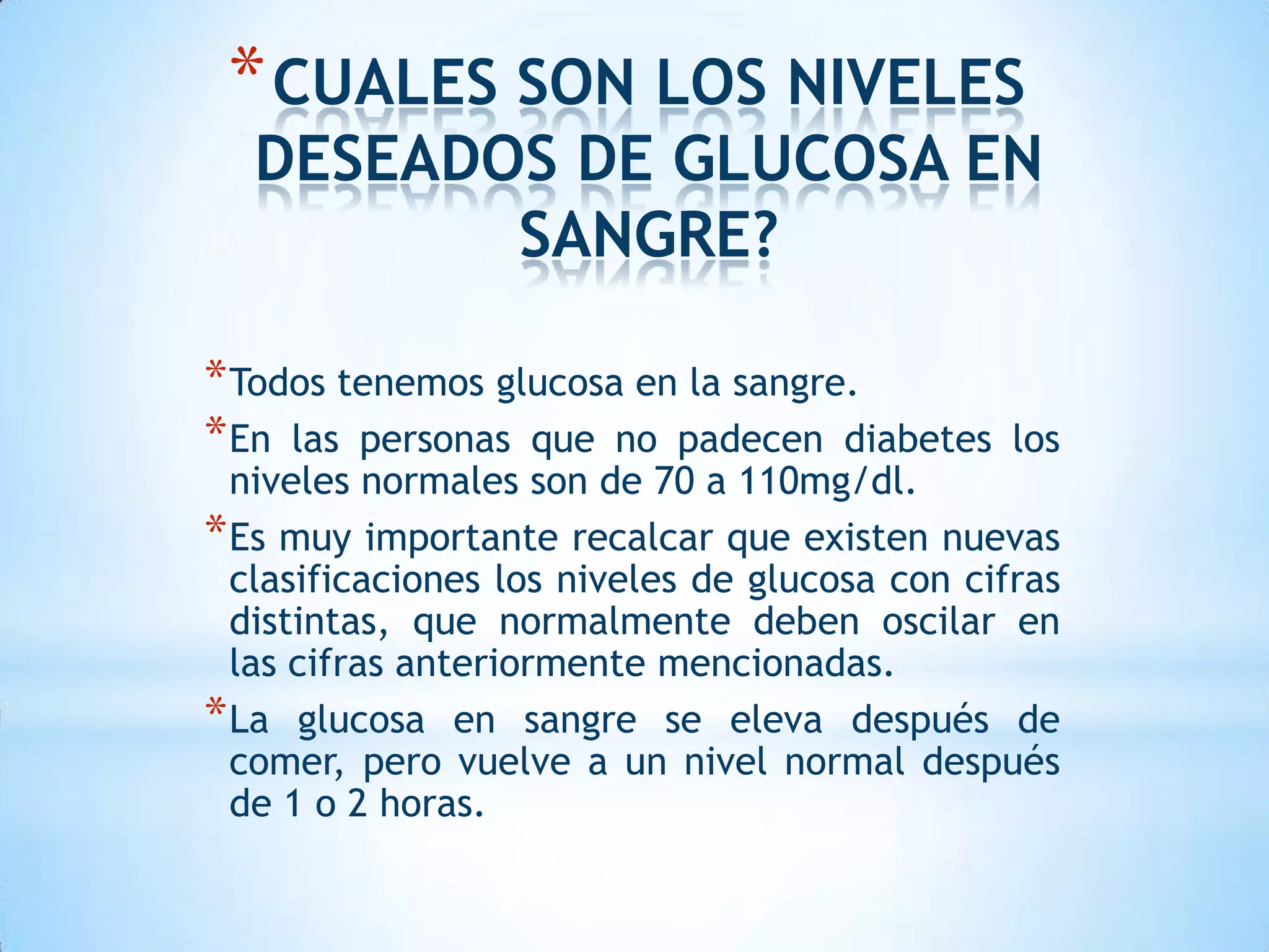 METAS Y PARAMETROS DEL CONTROL NUTRICIONAL EN DIABETES MELLITUS | PPT