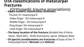 metatarsal fractures and metatarsal fractures.pptx
