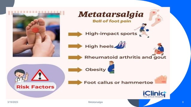 Metatarsalgia.pptx | Physical Therapy | Wellness