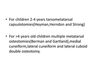 Metatarsus adductus | PPTX