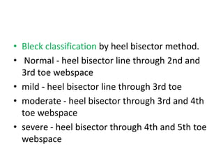Metatarsus adductus | PPTX