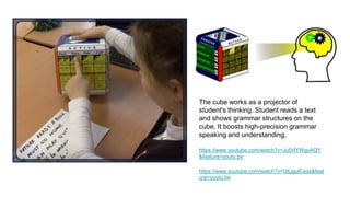 Meta (teaching tenses with grammar cube) | PPT