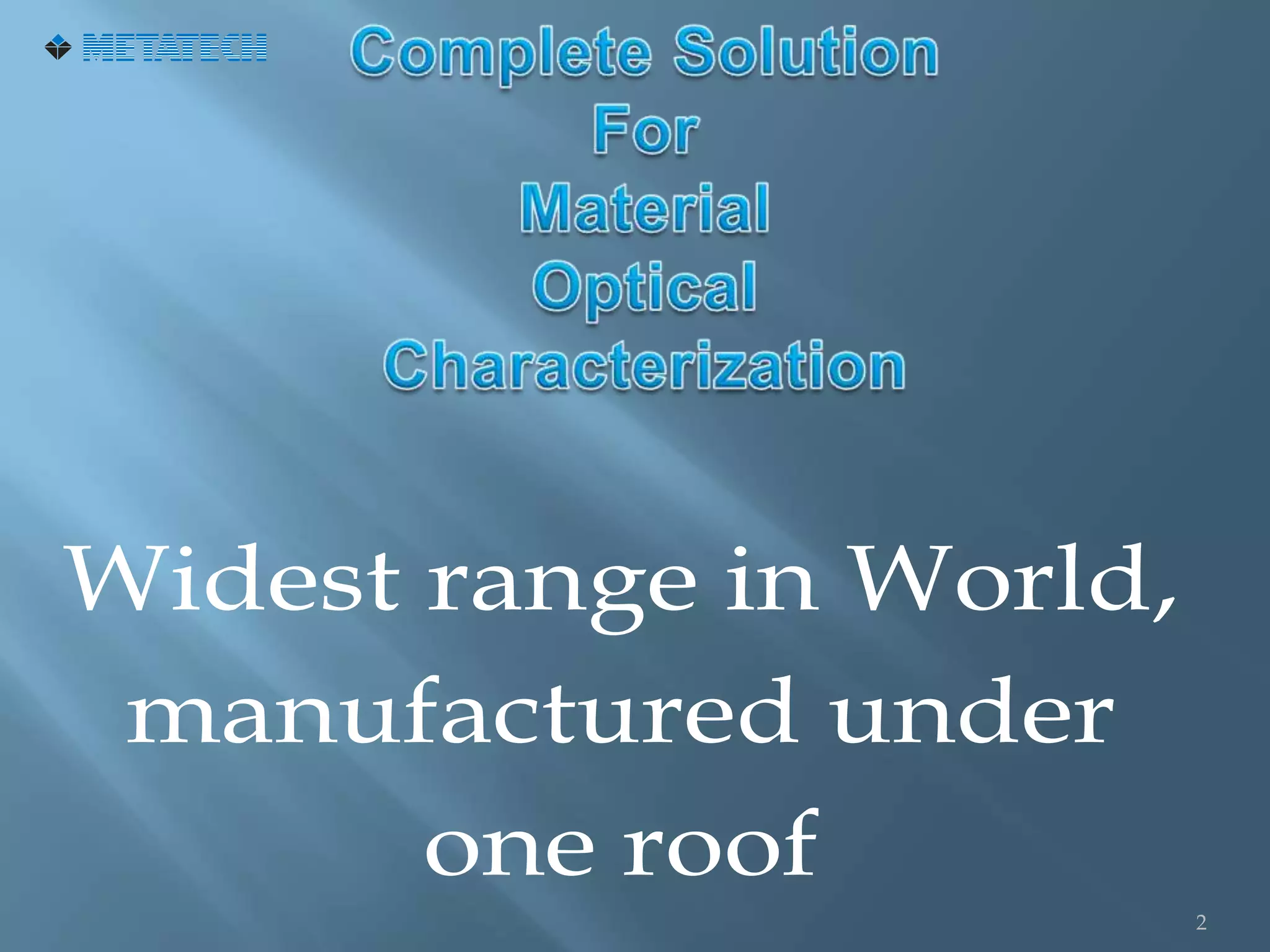 Metatech industries presentation (2) | PPT
