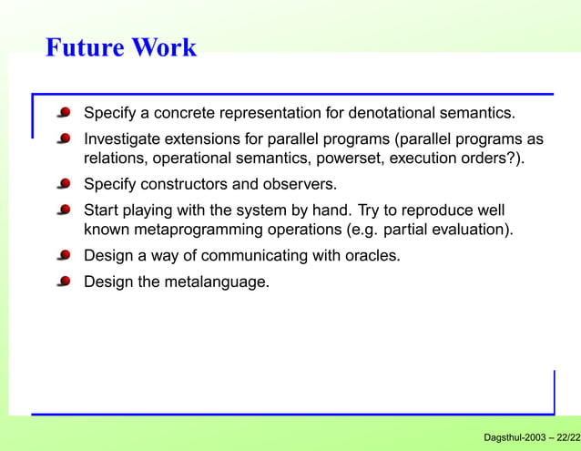 Tools for Meta-Programming | PPT