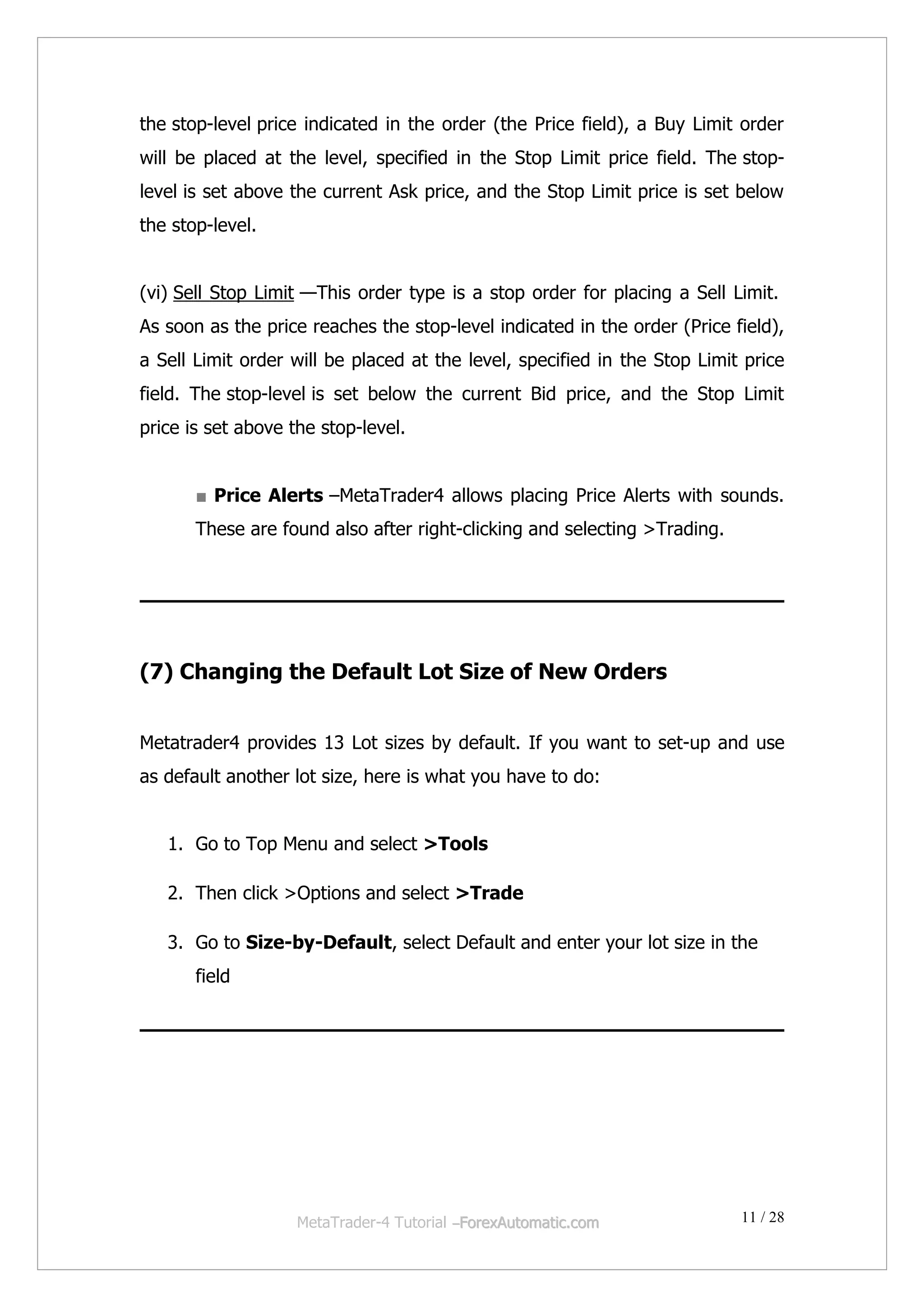 The Metatrader 4 Mt4 Trading Tutorial Essential Tips And Tricks For