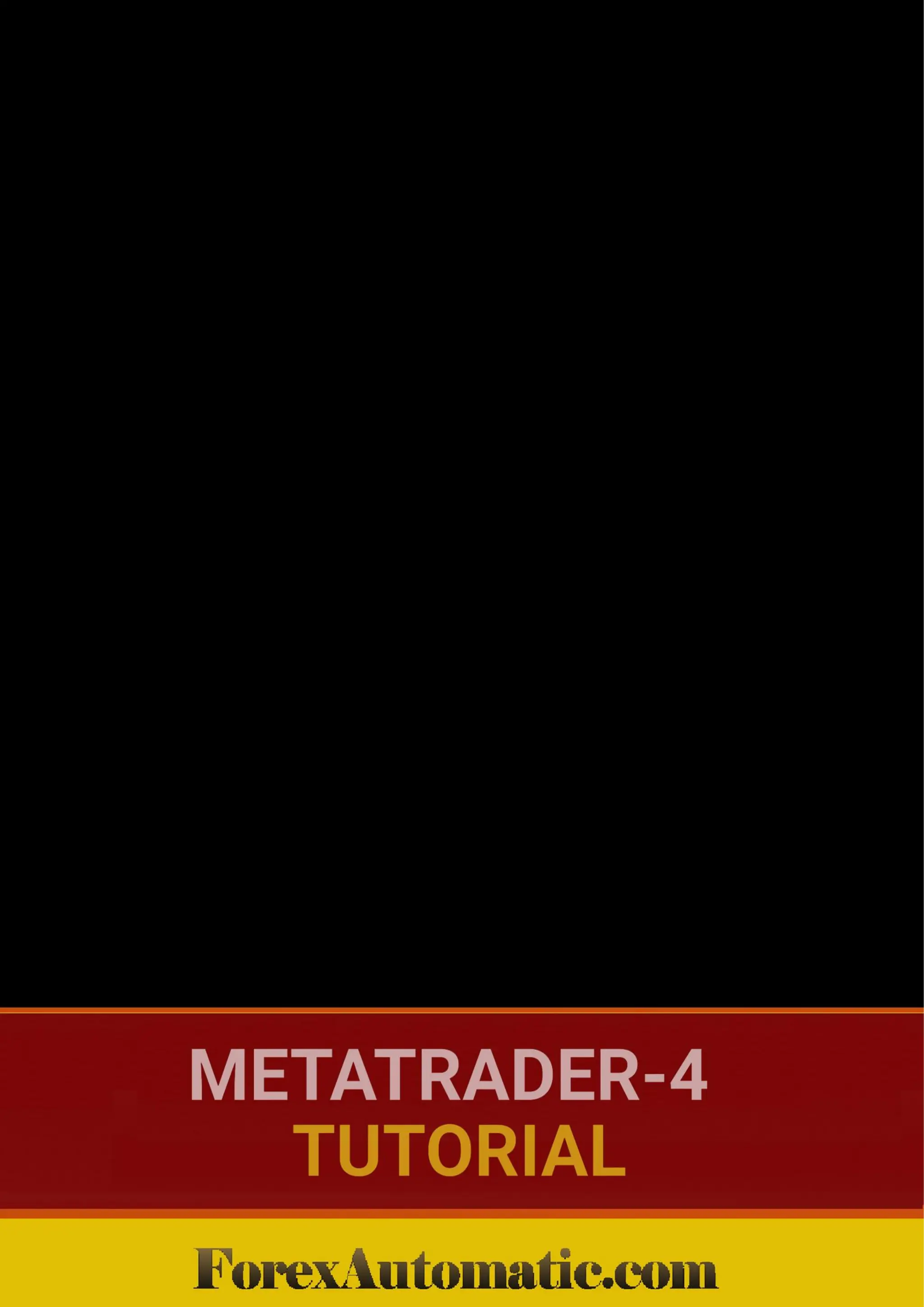 The MetaTrader-4 (MT4) Trading Tutorial -Essential Tips and Tricks for ...