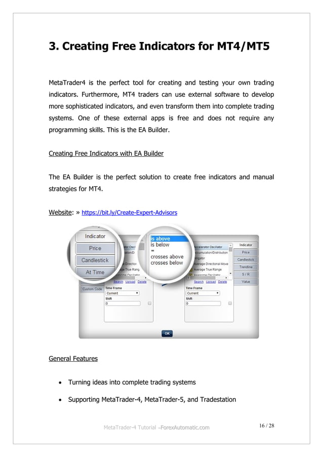 The MetaTrader-4 (MT4) Trading Tutorial -Essential Tips and Tricks for Forex and CFD Traders | PDF