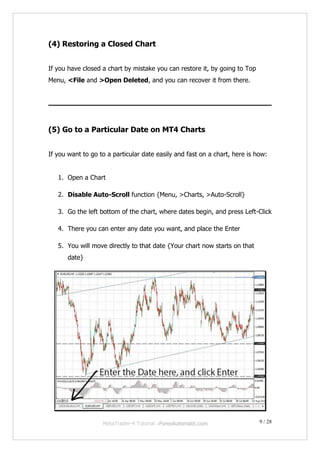 The MetaTrader-4 (MT4) Trading Tutorial -Essential Tips and Tricks for ...