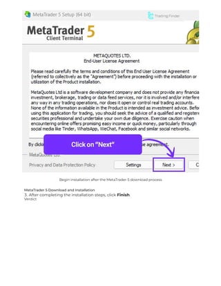 MetaTrader 5 (MT5) Download and Installation Guide | PDF